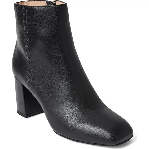 Jack Rogers Augustine Leather Booties - Black