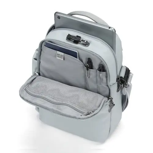 PACSAFE V Tour Crossbody Bag - Digital Gray