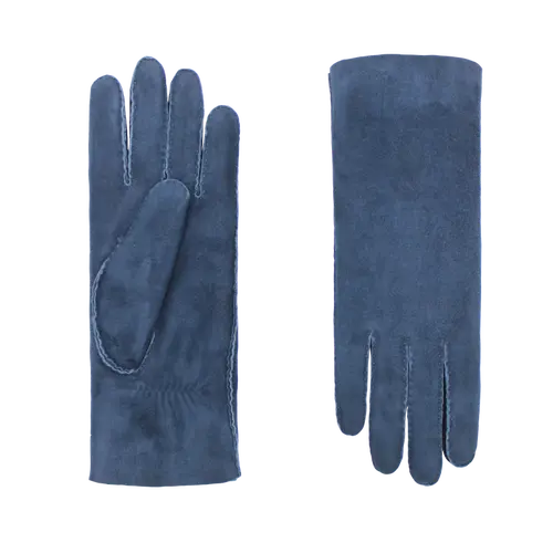AGNELLE Denise Shearling Gloves - Jean