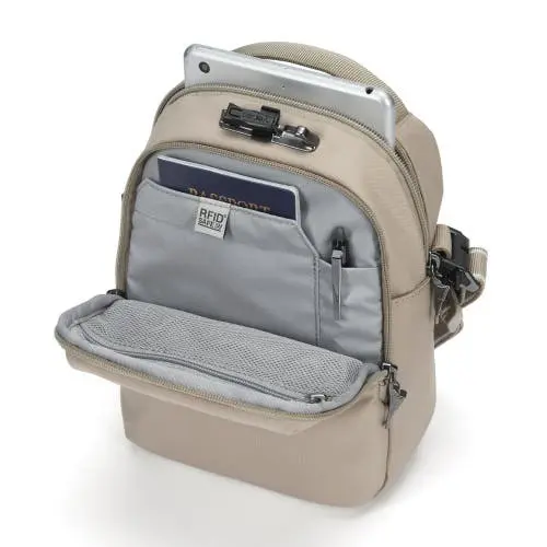 PACSAFE Anti-theft Crossbody Bag - Beige