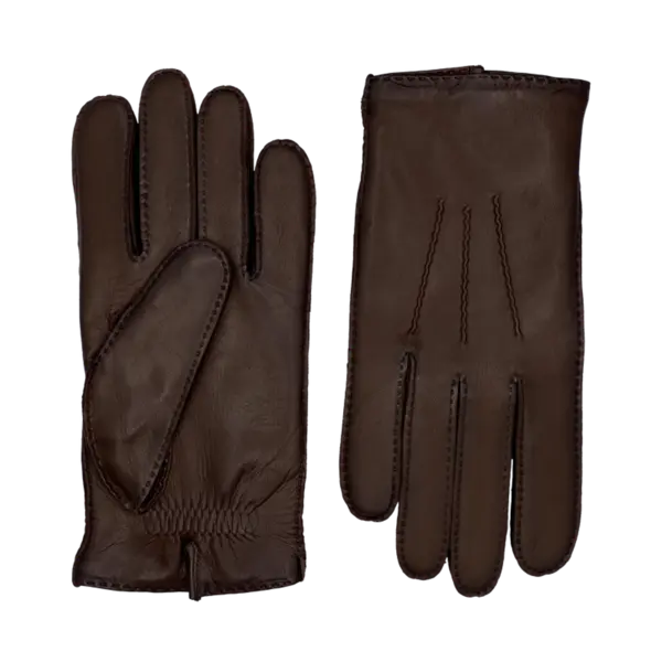 AGNELLE Arthur Lambskin Gloves - Whisky Patine