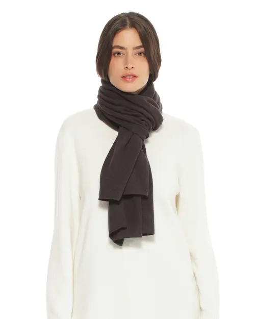 MONTICELLI CASHMERE Pure Cashmere Cloud-soft Scarf - Coffee