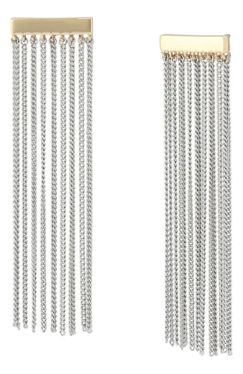 ALLSAINTS Chain Drop Earrings - Two Tone