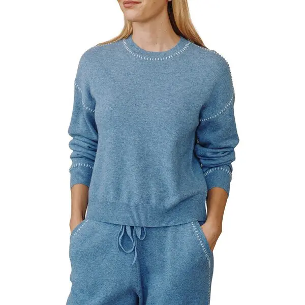 Bella Dahl Whipstitch Crewneck Sweater