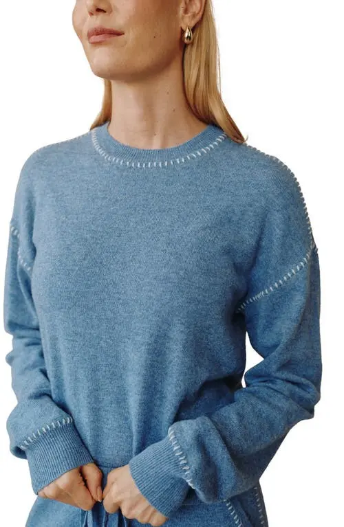 Bella Dahl Whipstitch Crewneck Sweater