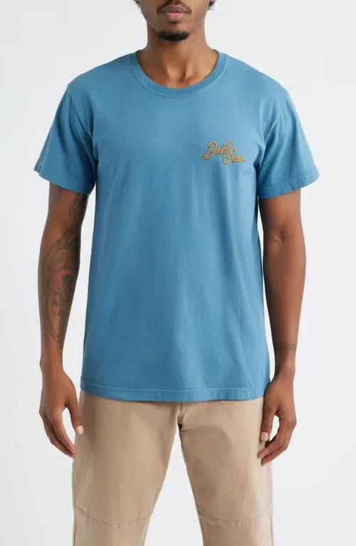 DARK SEAS Ride Hard Graphic T-shirt - Blue Fin