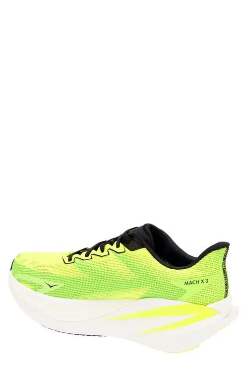 HOKA Mach X 3 Running Shoe - Neon Hoka Citrus/neon Lime