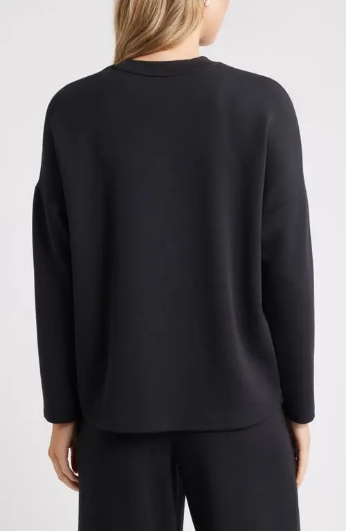 Caslon Relaxed Fit Sweatshirt - Black