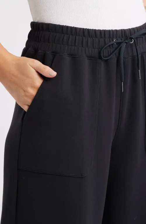 Caslon Patch Pocket Pull-on Ankle Pants - Black