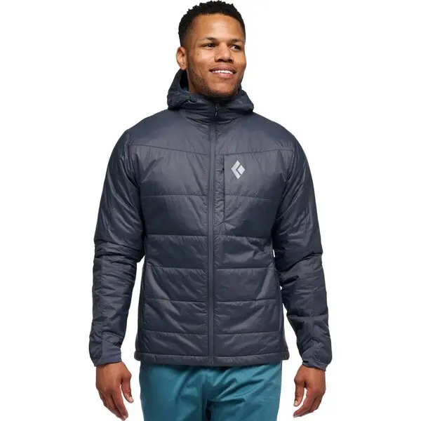 BLACK DIAMOND Solution Hooded Jacket - Charcoal