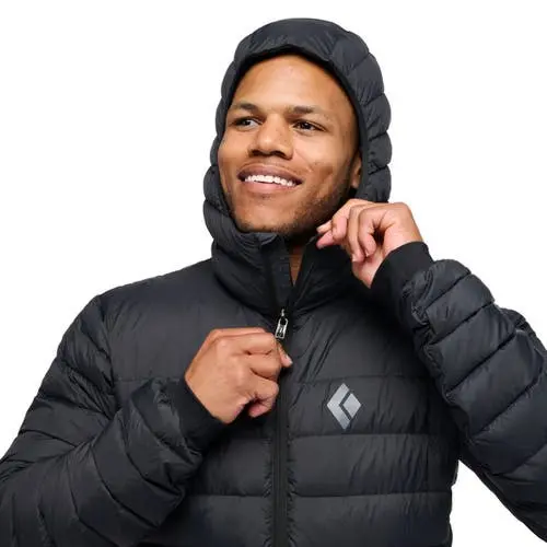 BLACK DIAMOND Access Down Hooded Jacket - Black