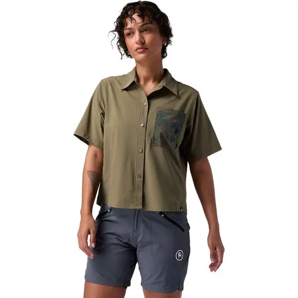 BACKCOUNTRY Slickrock Short-sleeve Button-up Jersey - Kalamata