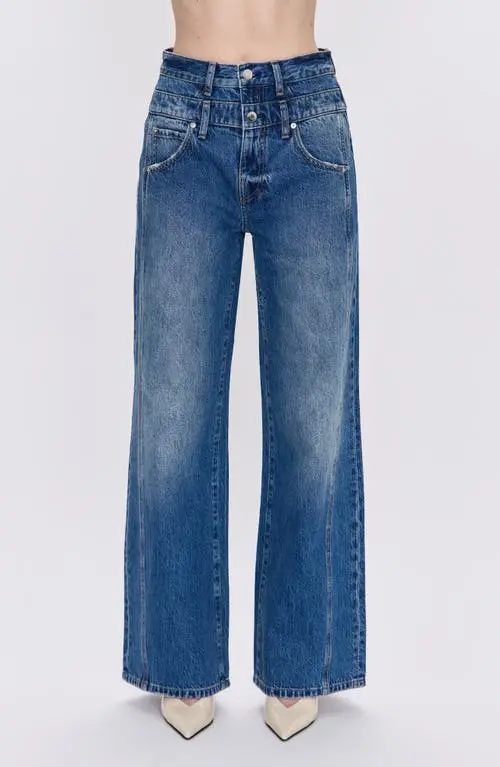 PISTOLA Caleb High-waist Wide-leg Jeans - Echo