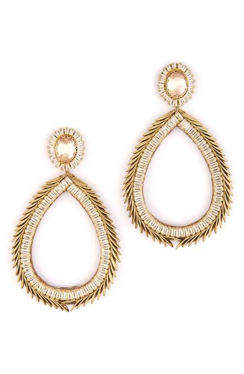 Deepa Gurnani Sydney Drop Earrings - Gold