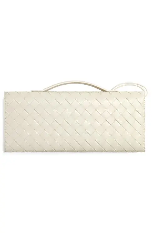 Bottega Veneta Long Andiamo Clutch - Sea Salt/mushroom-mb