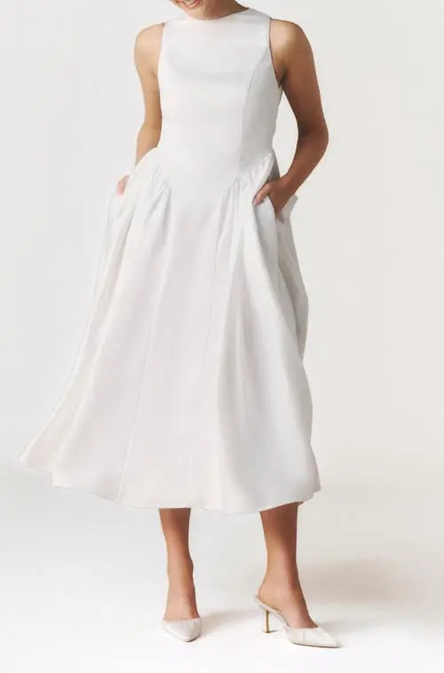 SIX STORIES Penelope Bow Back Midi Dress