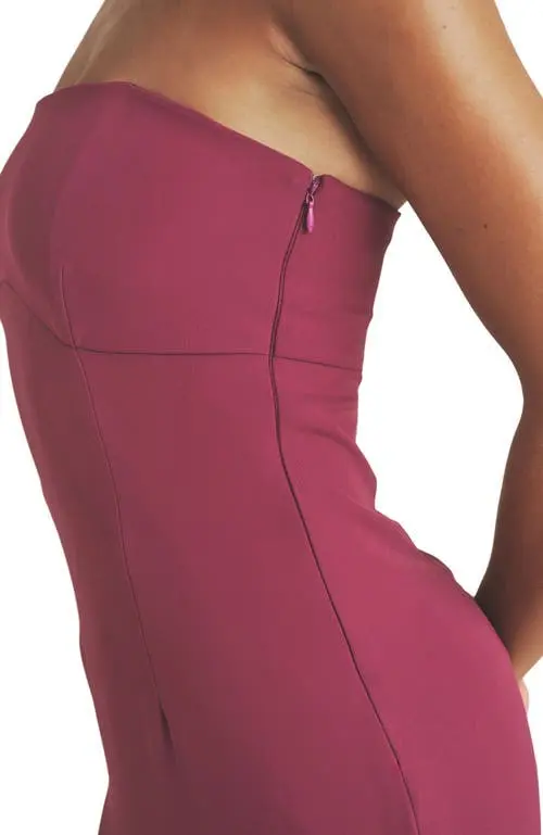 SIX STORIES Fringe Bandeau Maxi Dress