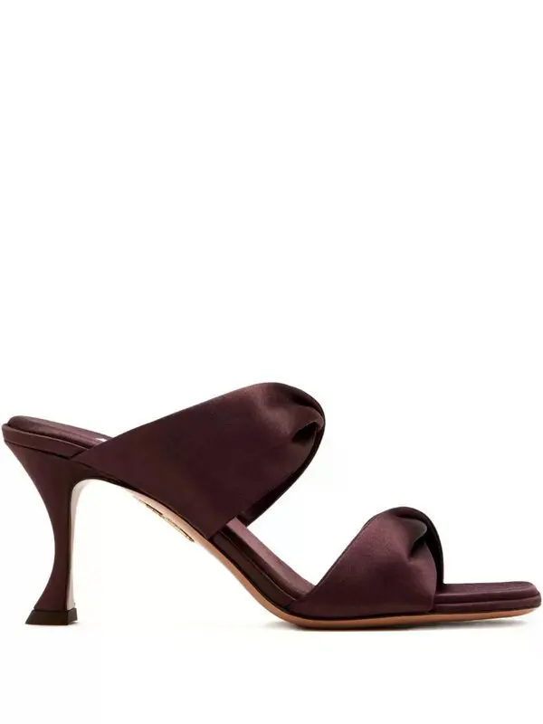 AQUAZZURA 75mm Satin Sandals