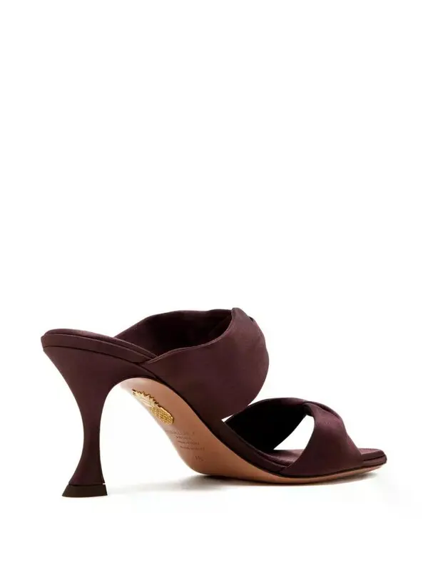 AQUAZZURA 75mm Satin Sandals
