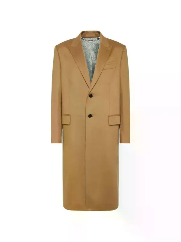 BILLIONAIRE Cashmere Single-breasted Coat - Neutrals