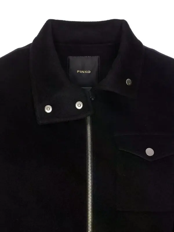 Pinko Zip-front Cropped Jacket