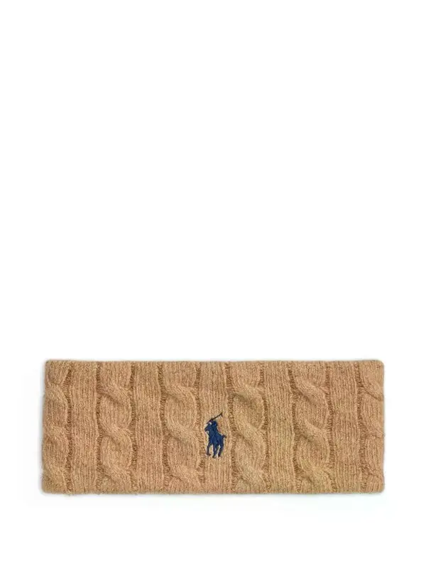 Polo Ralph Lauren Cable-knit Headband - Neutrals