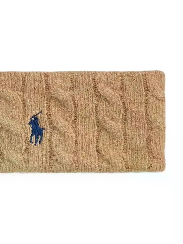 Polo Ralph Lauren Cable-knit Headband - Neutrals