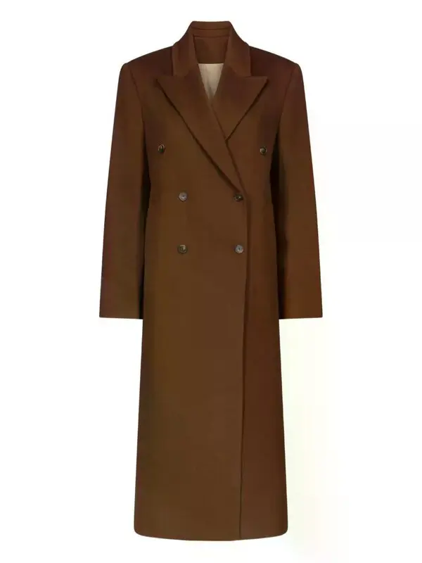 Loulou De Saison Peak Lapel Double-breasted Coat