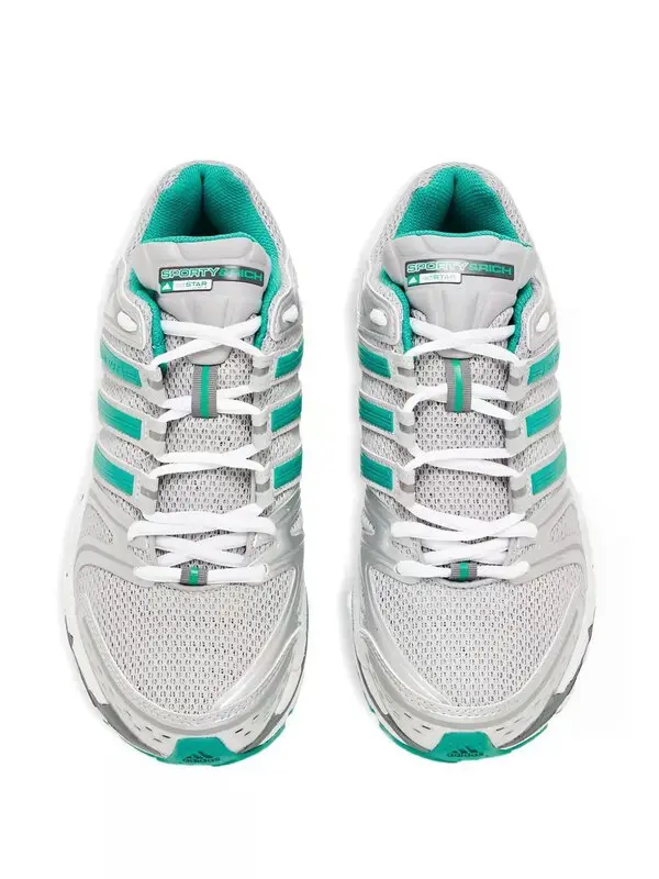 Adidas X Sporty & Rich Three-stripe Sneakers - Grey