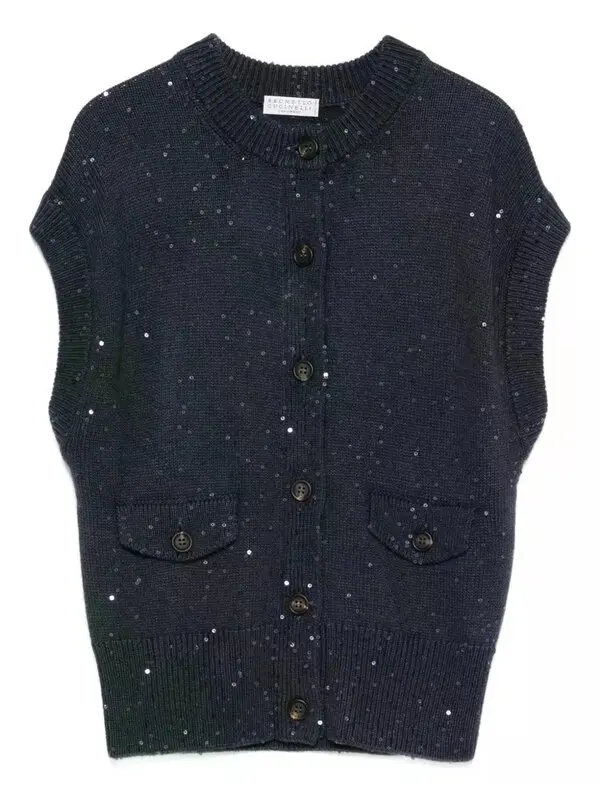 Brunello Cucinelli Sequin-embellished Cardigan