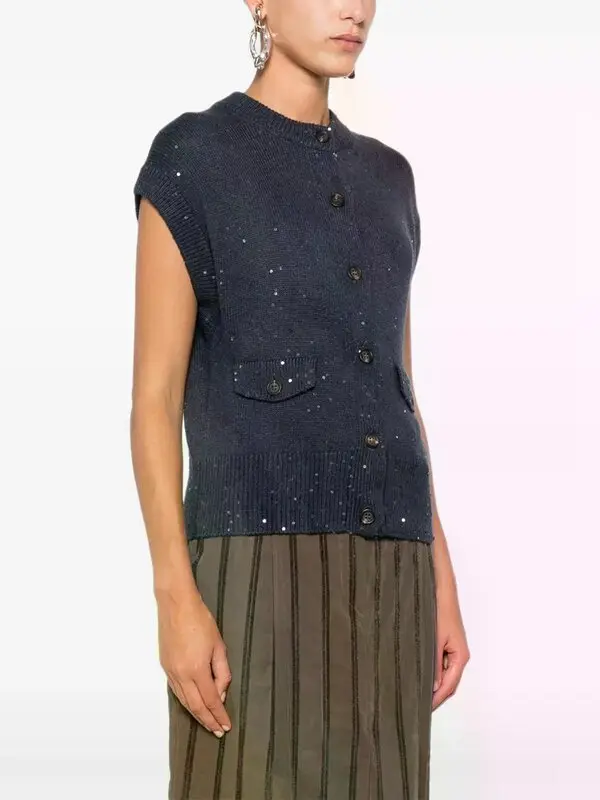 Brunello Cucinelli Sequin-embellished Cardigan