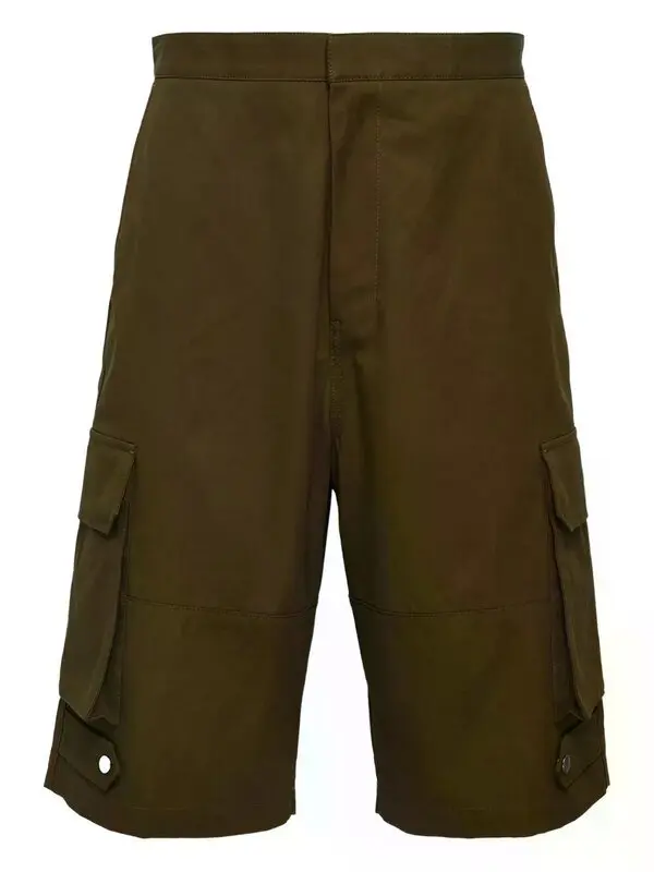 Ami Cargo-pockets Shorts - Green