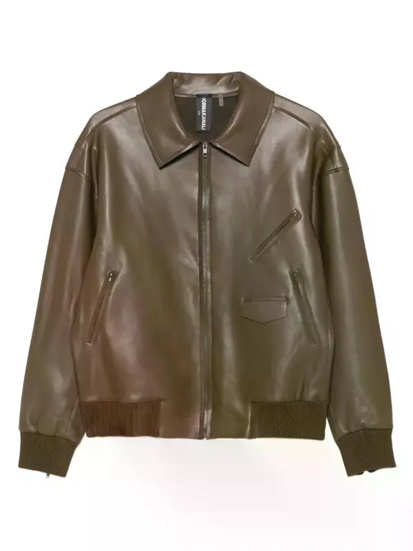 Norma Kamali Zip-front Bomber Jacket