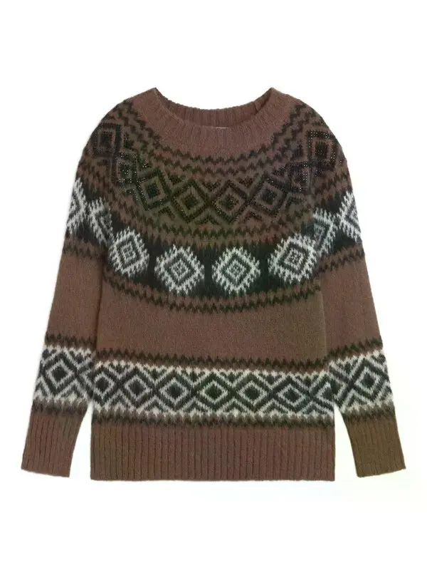 ERMANNO FIRENZE Geometric-pattern Sweater