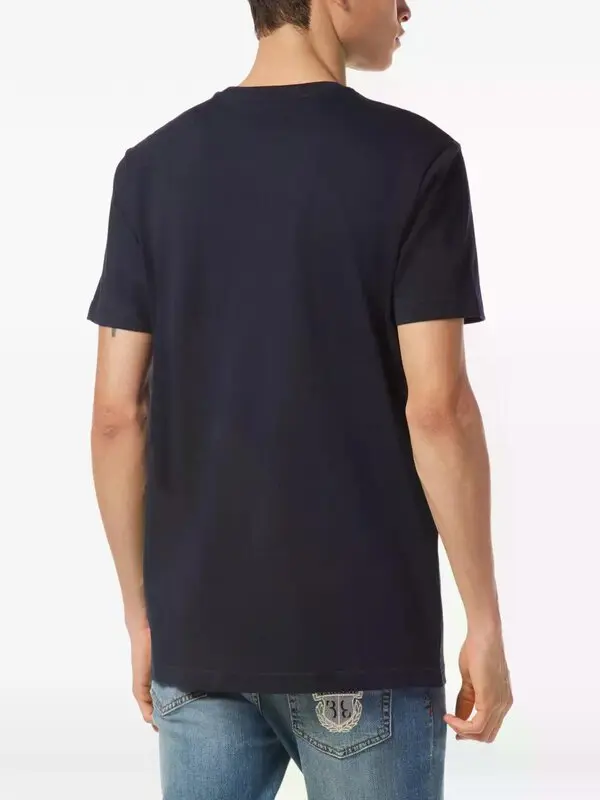 BILLIONAIRE Crest Round-neck T-shirt - Blue