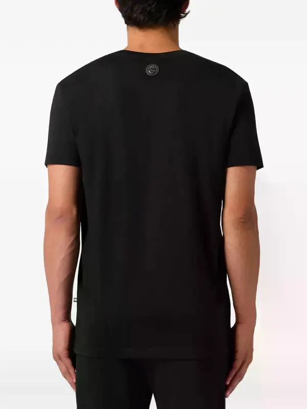 BILLIONAIRE Crest Round-neck T-shirt - Black