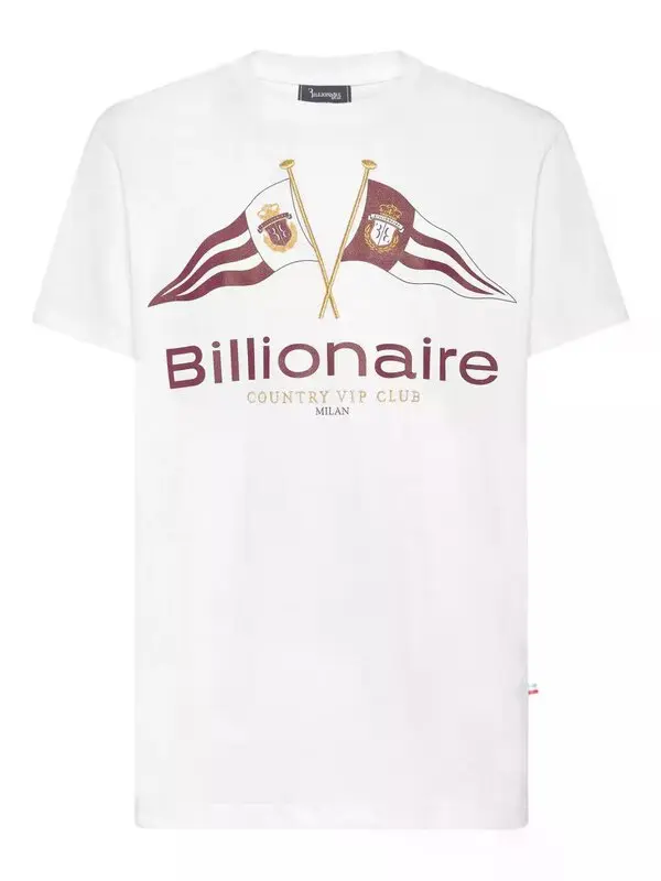 BILLIONAIRE Flags Round-neck T-shirt