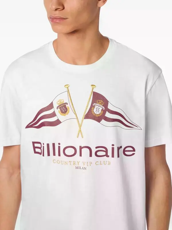 BILLIONAIRE Flags Round-neck T-shirt