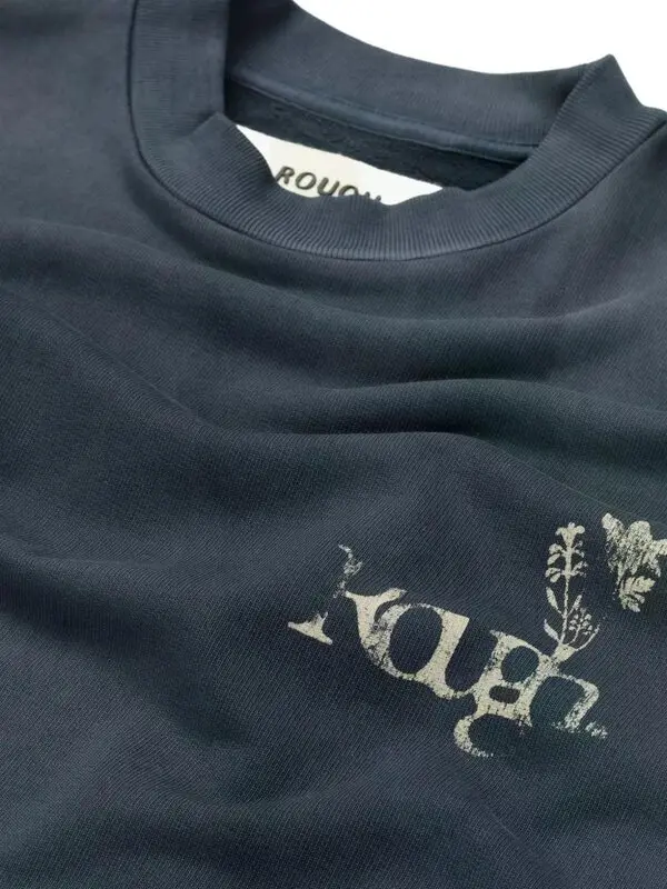 ROUGH. Floral-print Crewneck Sweatshirt