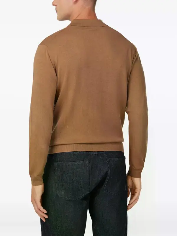Boggi Milano Wool Polo Sweater