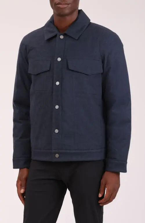Bagatelle Flannel Snap-up Trucker Jacket