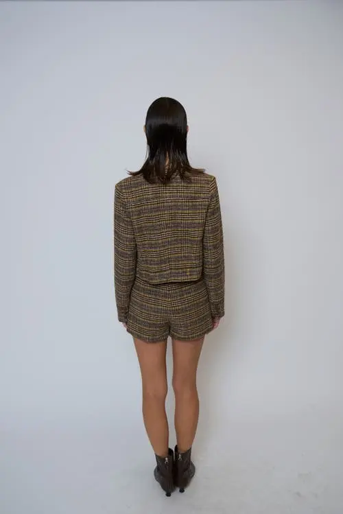 Central Park West Billie Jewel Neck Jacket