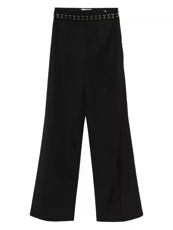 NISSA Embellished-waist Trousers
