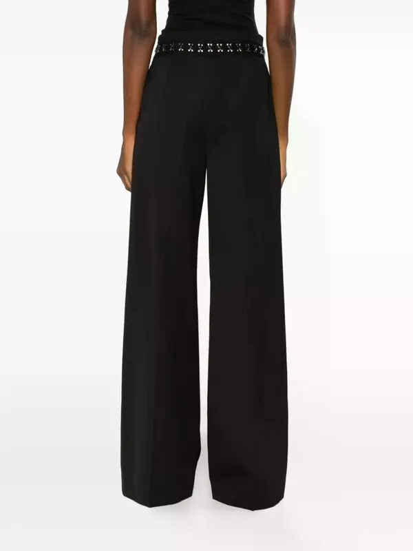 NISSA Embellished-waist Trousers