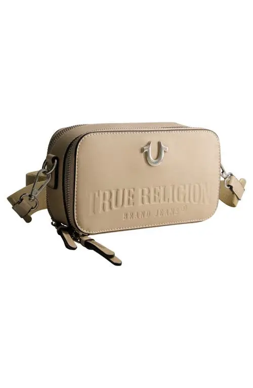 True Religion Double-zip Horseshoe Camera Bag - Tan