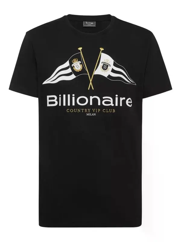 BILLIONAIRE Flags Round-neck T-shirt