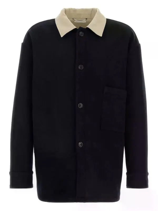 1989 STUDIO Contrast-collar Shirt