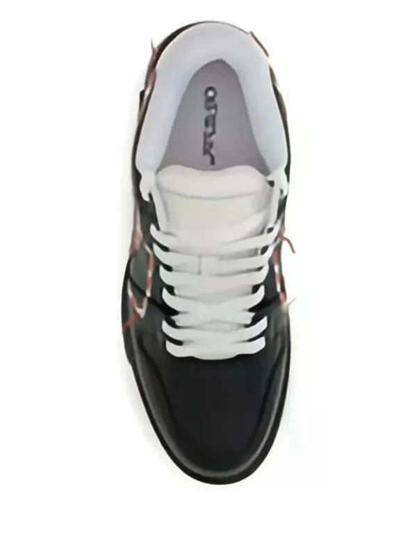 Off-White Arrow-detail Leather Sneakers