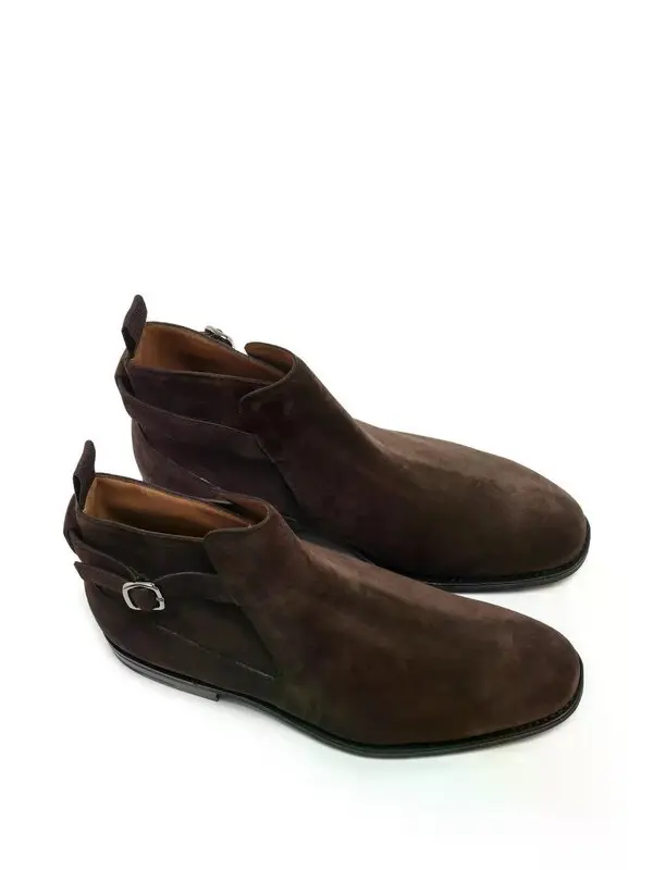 Church's Buckle-strap Suede Boots