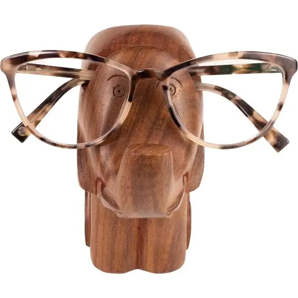 MATR BOOMIE Elephant Eyeglass Holder Stand - Brown